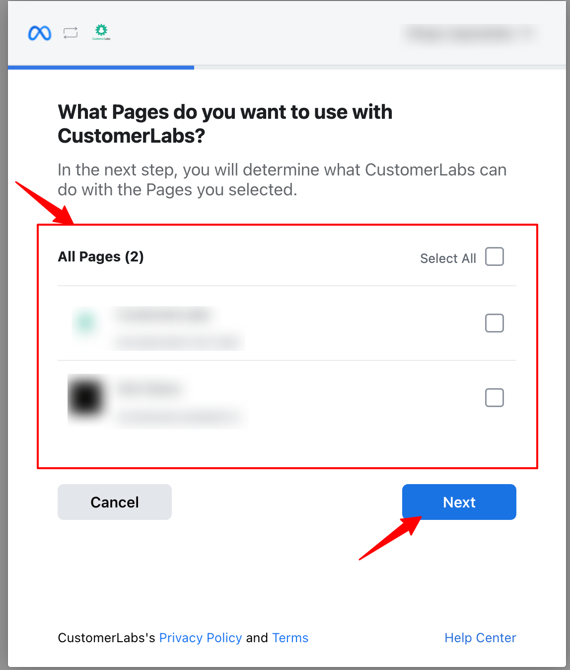Source - Facebook | CustomerLabs CDP Documentation
