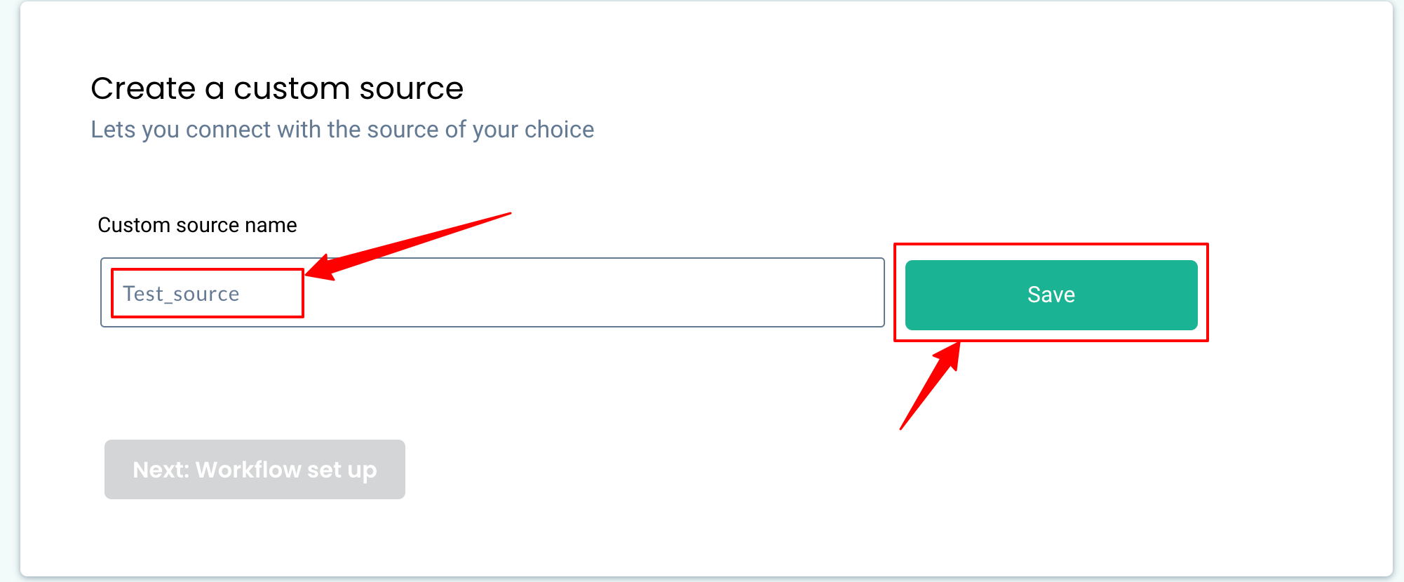 Connecting a Custom Source | CustomerLabs 1PD Ops