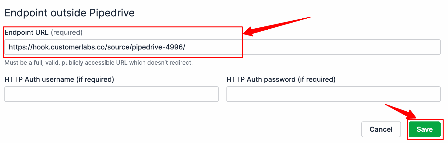 Source - Pipedrive | CustomerLabs CDP Documentation
