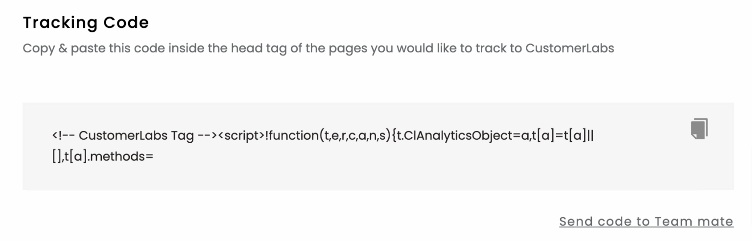 Quick Start Guide • CustomerLabs 1PD Ops