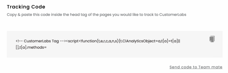 Quick Start Guide • CustomerLabs 1PD Ops