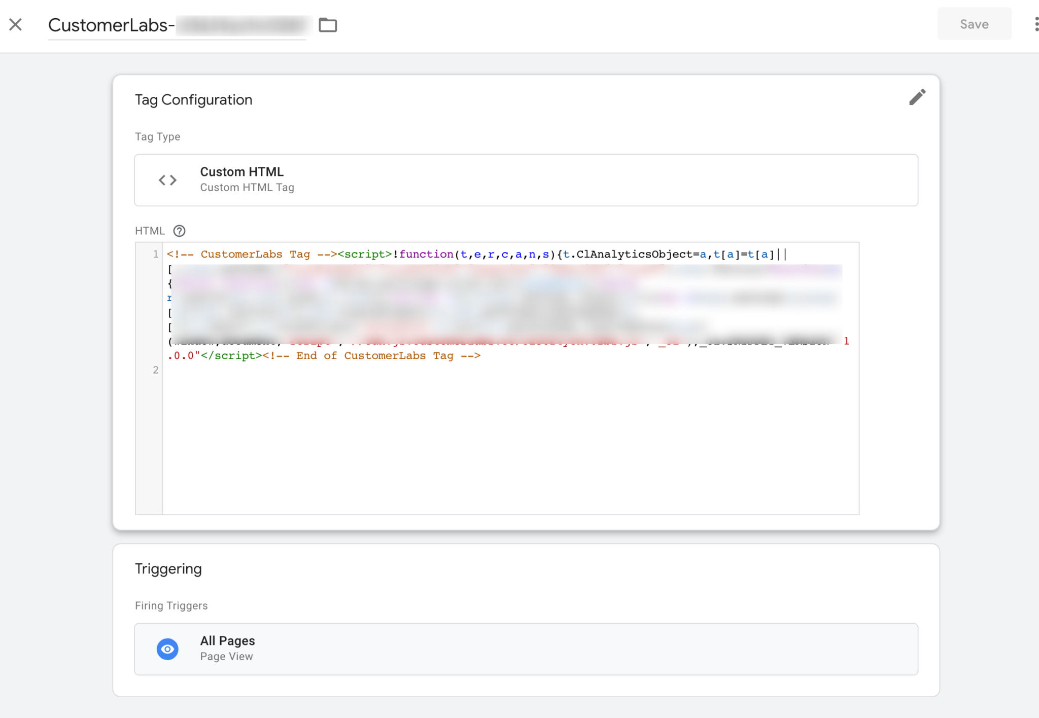 Google Tag Manager (GTM) Integration • CustomerLabs 1PD Ops