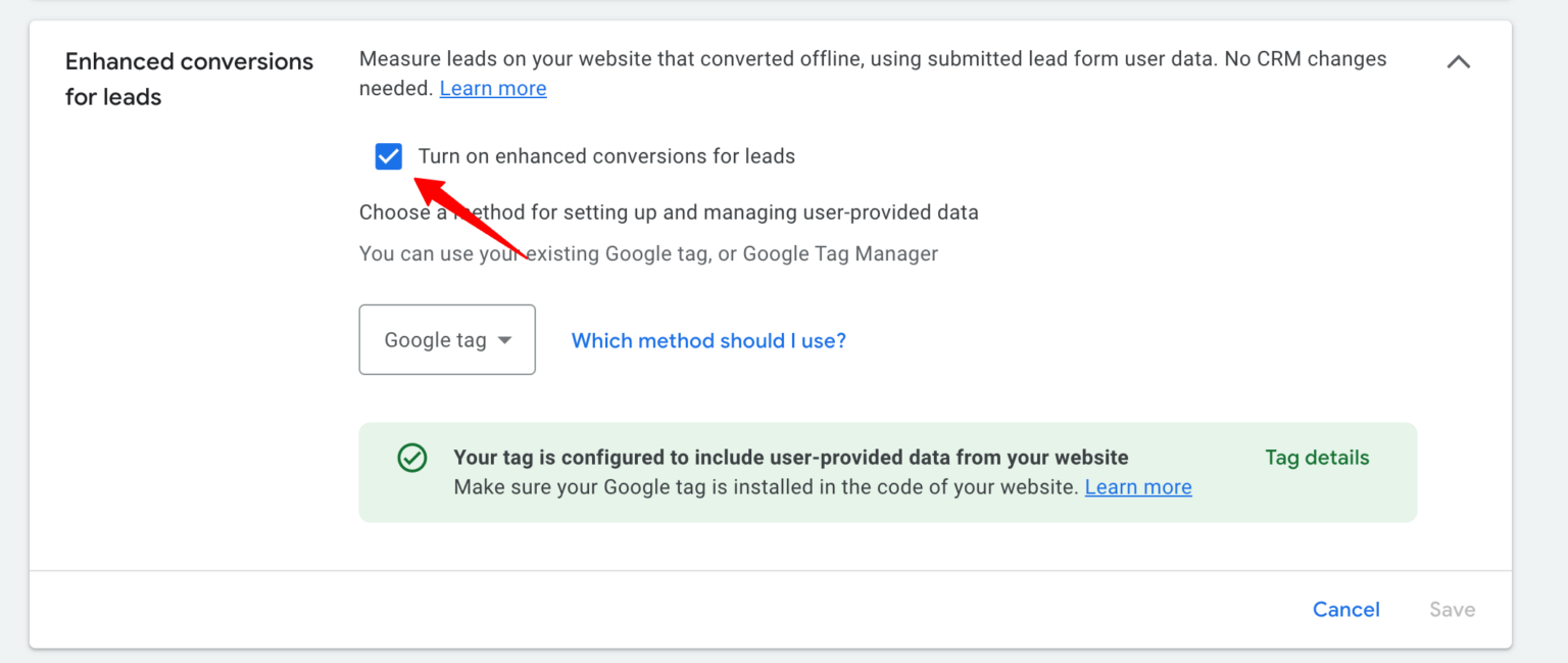 How to Implement Enhanced Conversions for Web in Google Ads