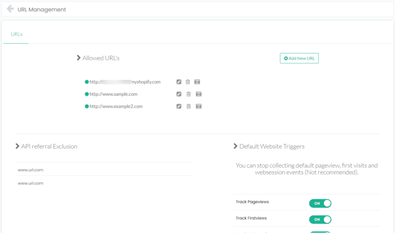 URL Management and Referral Exclusion • CustomerLabs 1PD Ops