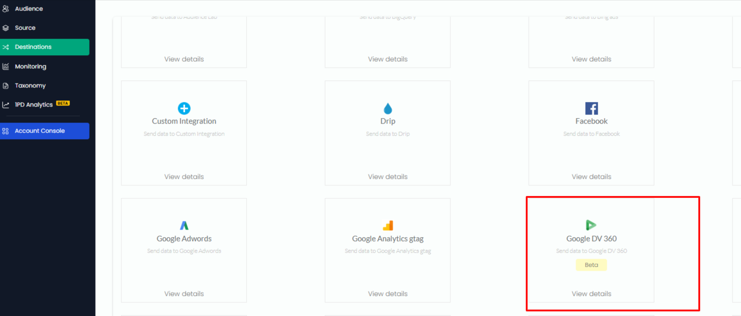 CustomerLabs + Google DV360 Integration • CustomerLabs 1PD Ops
